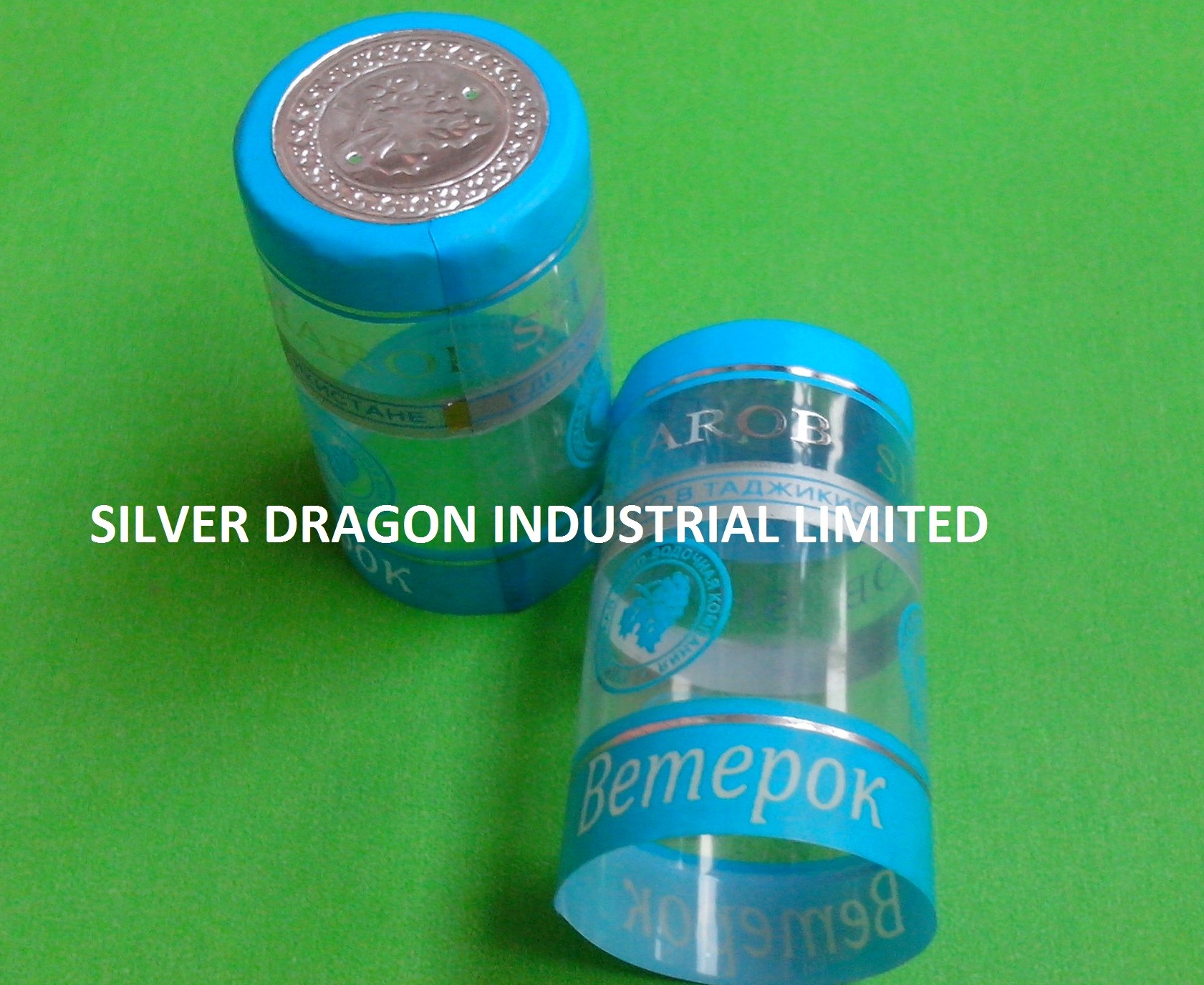 PVC SHRINKABLE WINE CAPSULE WITH LOGO PRINTED