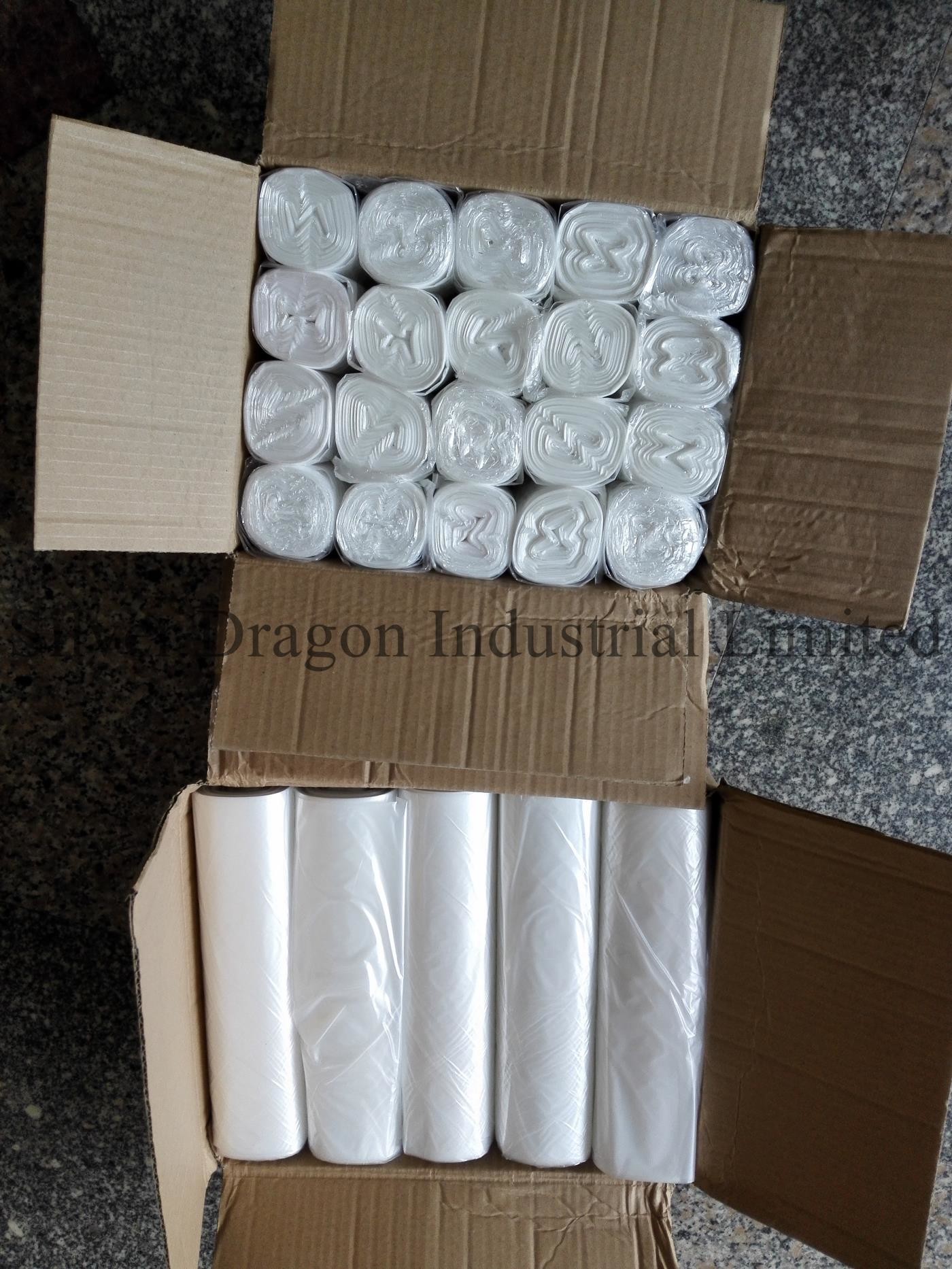 Natural color high density polyethylene bin liners on rolls, 6 to 30 ...