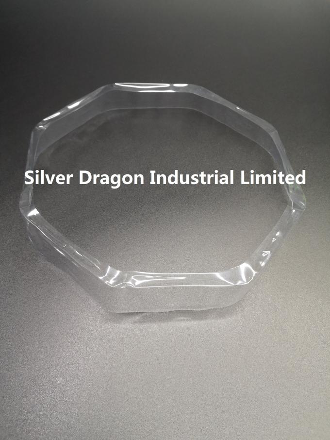 Clear Octagon PVC Shrink Preforms , 425mm LF X 35+12mm X 0.06mm