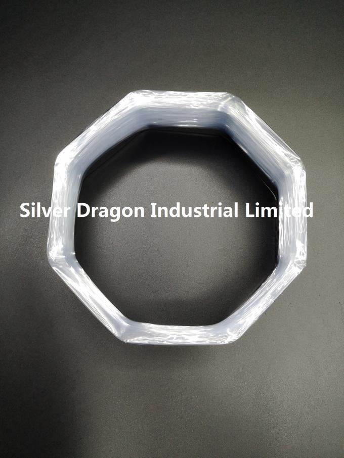 Clear Octagon PVC Shrink Preforms , 425mm LF X 35+12mm X 0.06mm